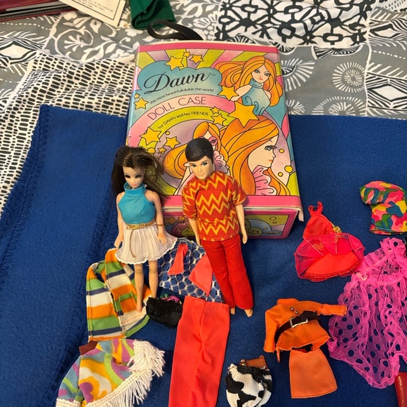 Toppers | Toys | Vintage Dawn Doll Set By Topper Toys Doll Case Groovy ...